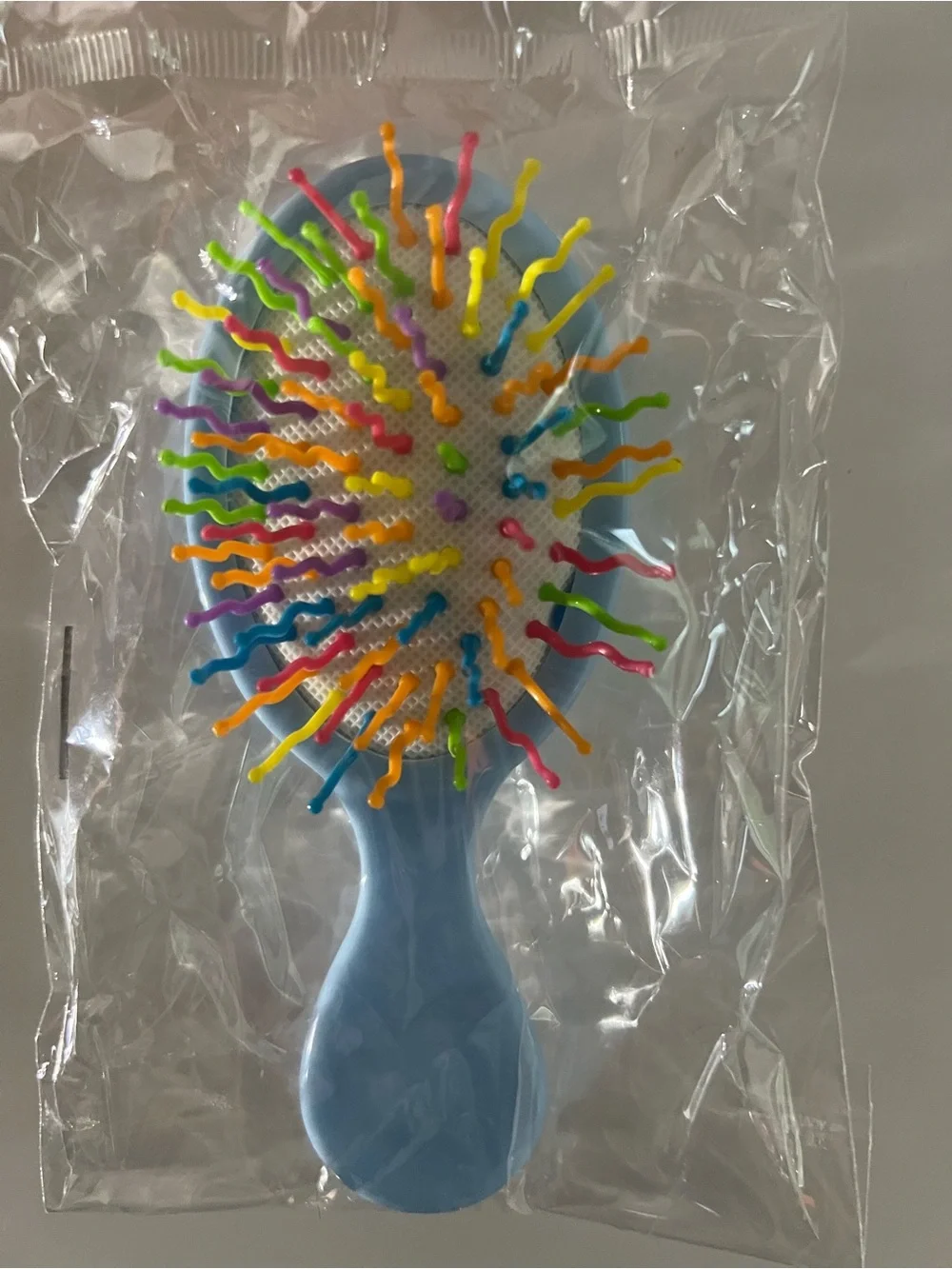 unbranded | Accessories | Kids Hair Brush Light Blue Strawberry Print ...